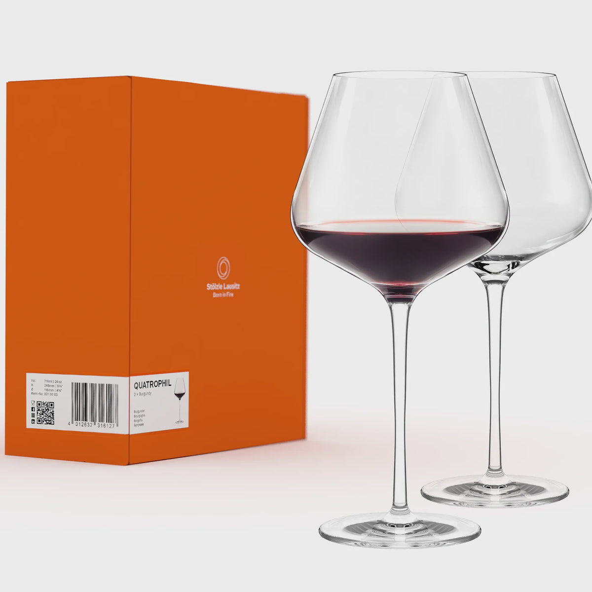 Stolzle Burgundy Revolution Glass - 18.5oz- Single – The Tasting Room ...